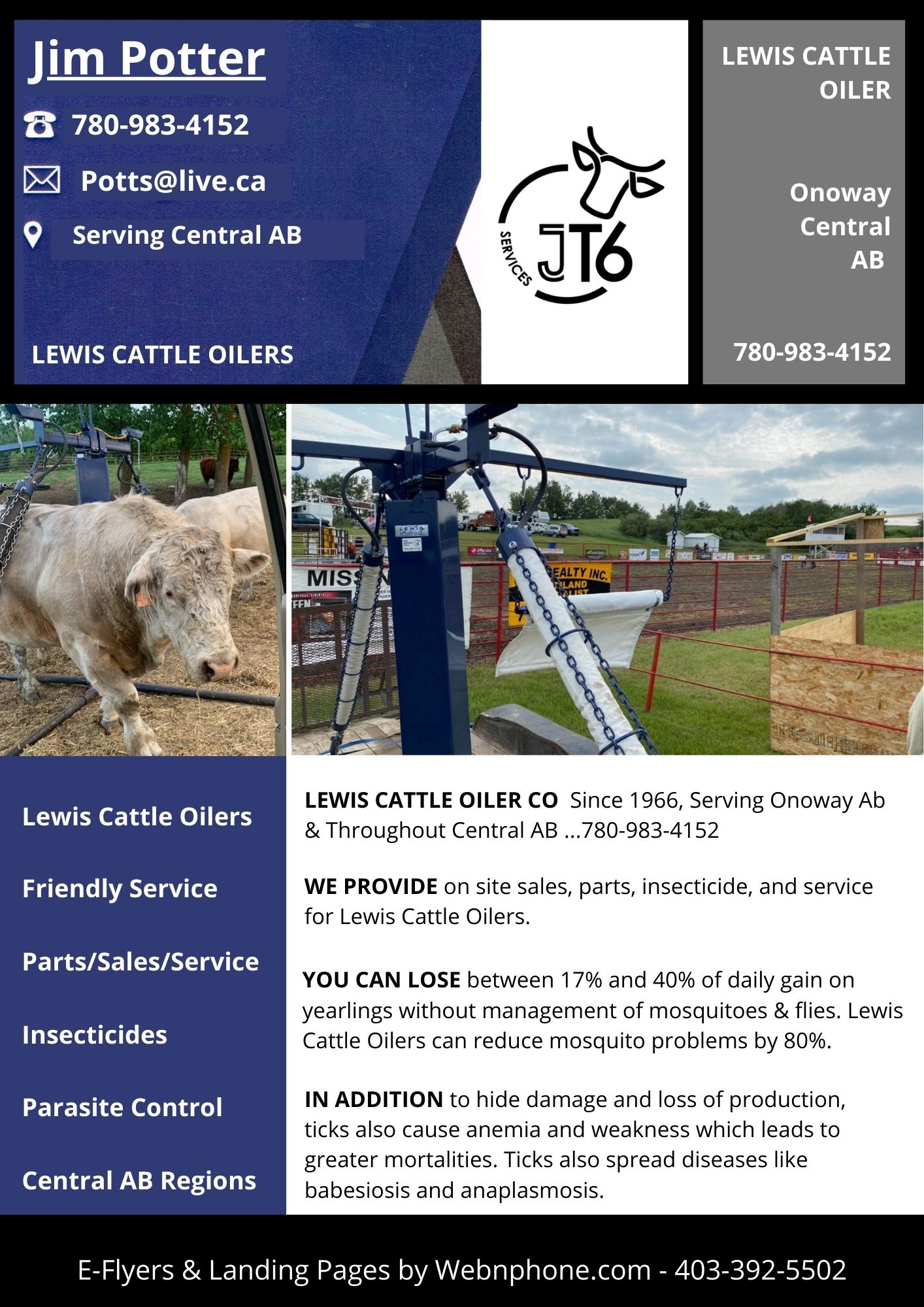 LEWIS OILER CATTLE CO 780-983-4152 Onoway AB - A Business & Customer ...